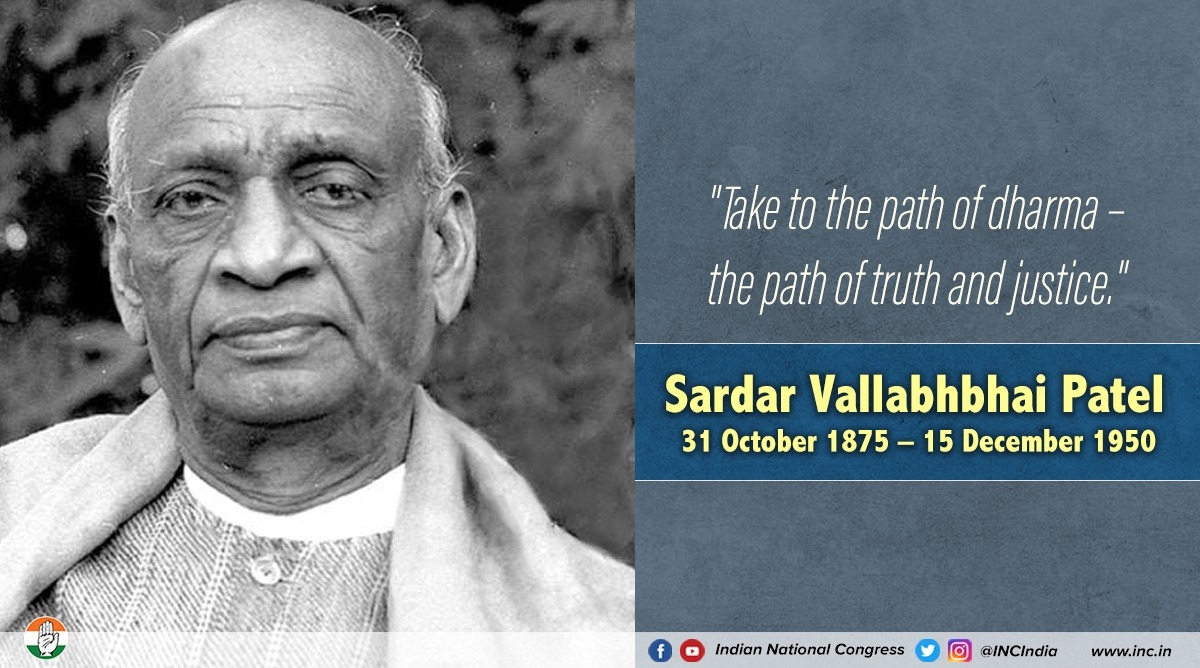 Sardar Vallabhbhai Patel Quotes