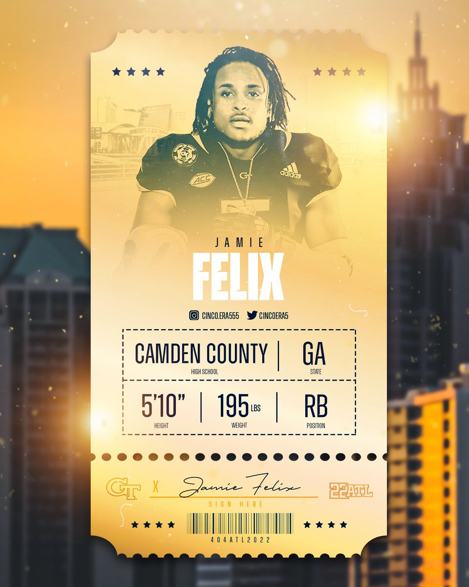 2022 3* RB Jamie Felix signs with Georgia Tech : r/CFB
