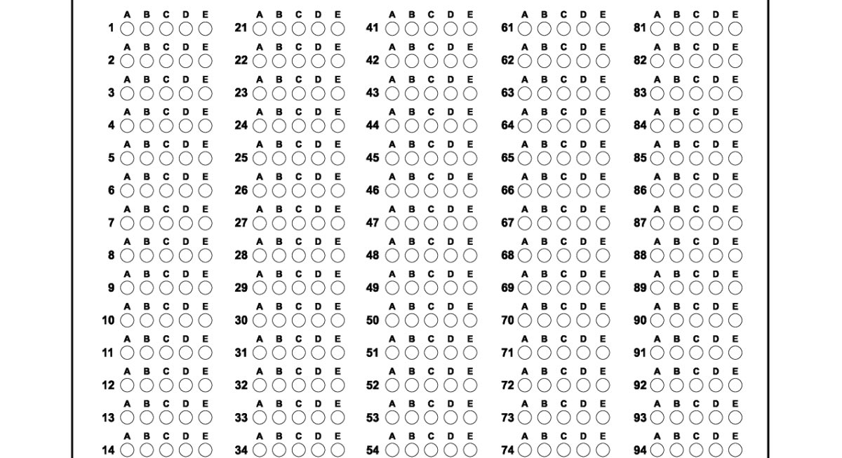 Multiple Choice Bubbles