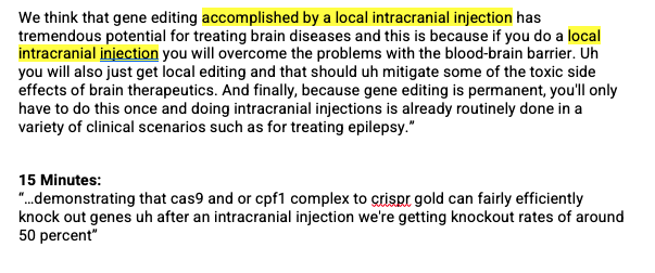 "Gene Editing in the Brain" Killer video with Dr. Niren Murthy (U Cal ...