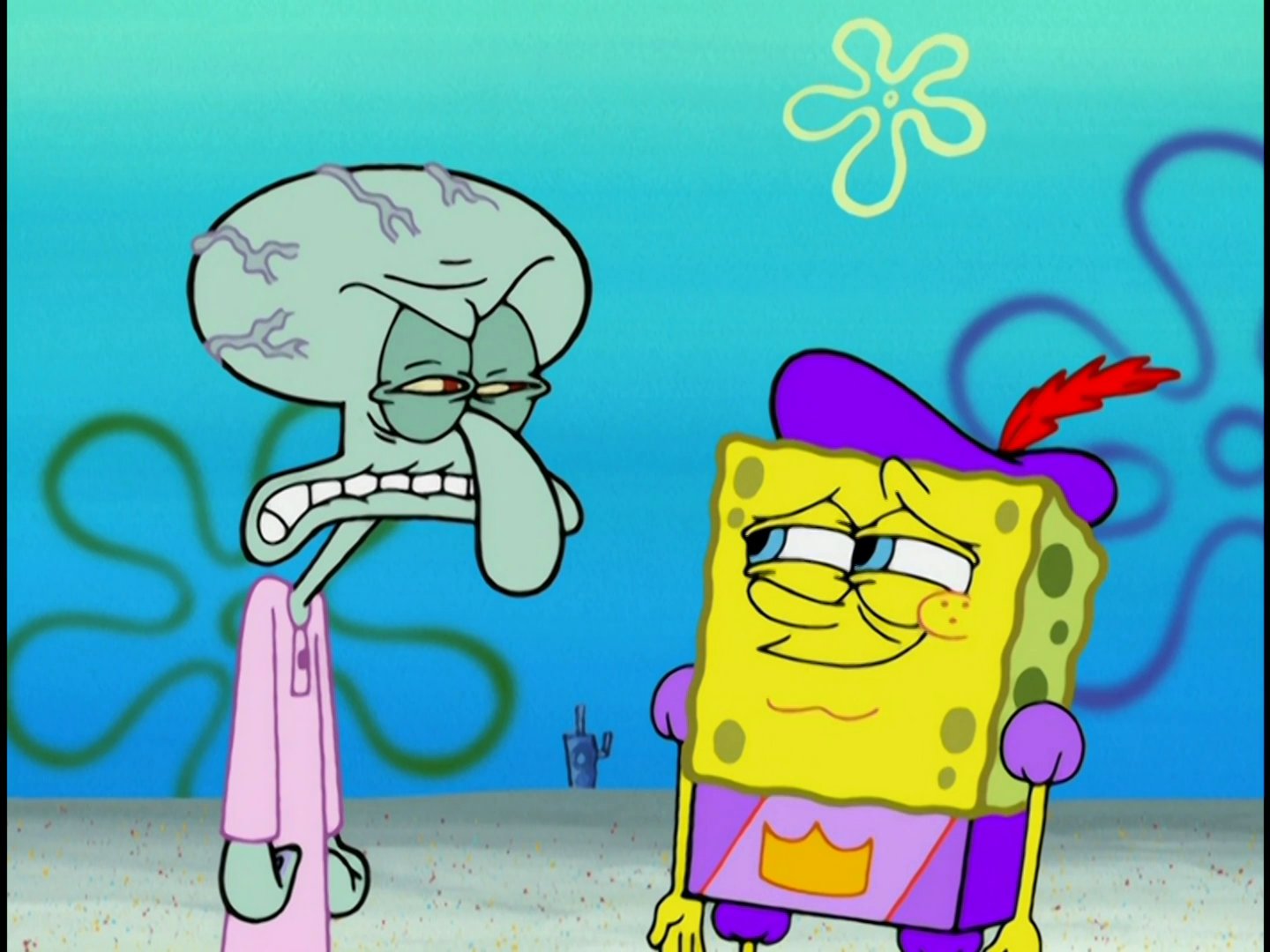 Squidward And Spongebob Connected