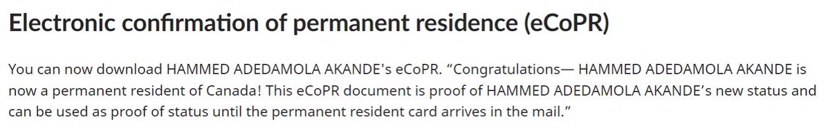 Today (after 3yrs & 4months), I became a PERMANENT RESIDENT OF CANADA ...