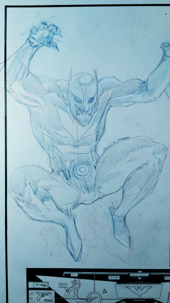 Here's my nod to Rick Leonardi, one of my favorites.