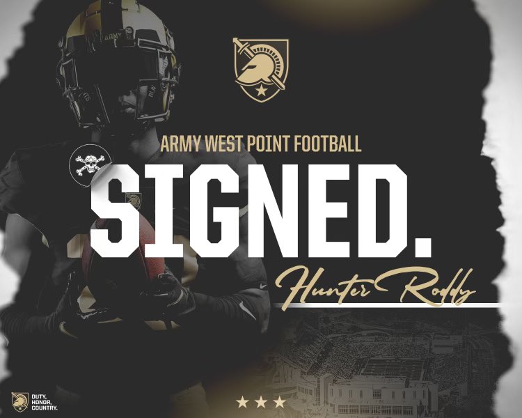 2022 3* RB Hunter Roddy signs with Army : r/CFB