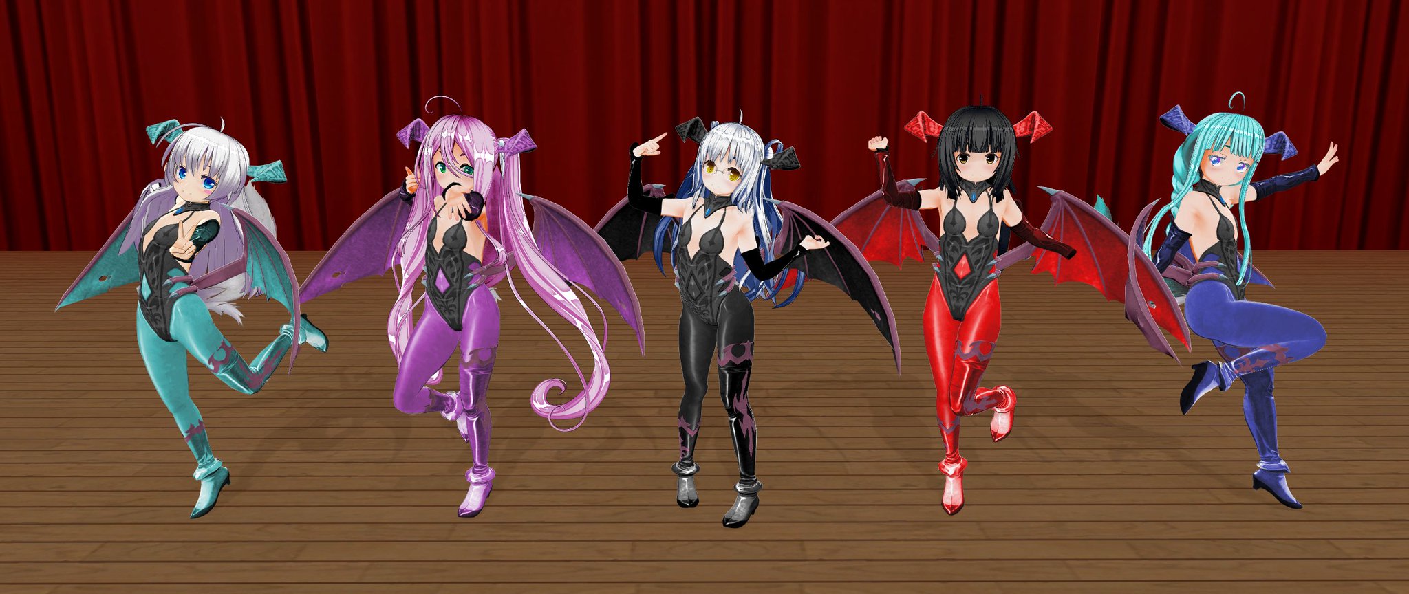 NotPriest008@ほぼCOM3D2 on Twitter: "＃COM3D2 #Mod dress237改（セクシーサキュバスセット・無限色)Mod. COM3D2バニラアイテムなので ...