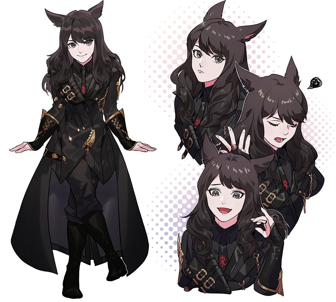 FF14「FF14/Character sheet type A Commissioned」|Jackdu/Commissions ...