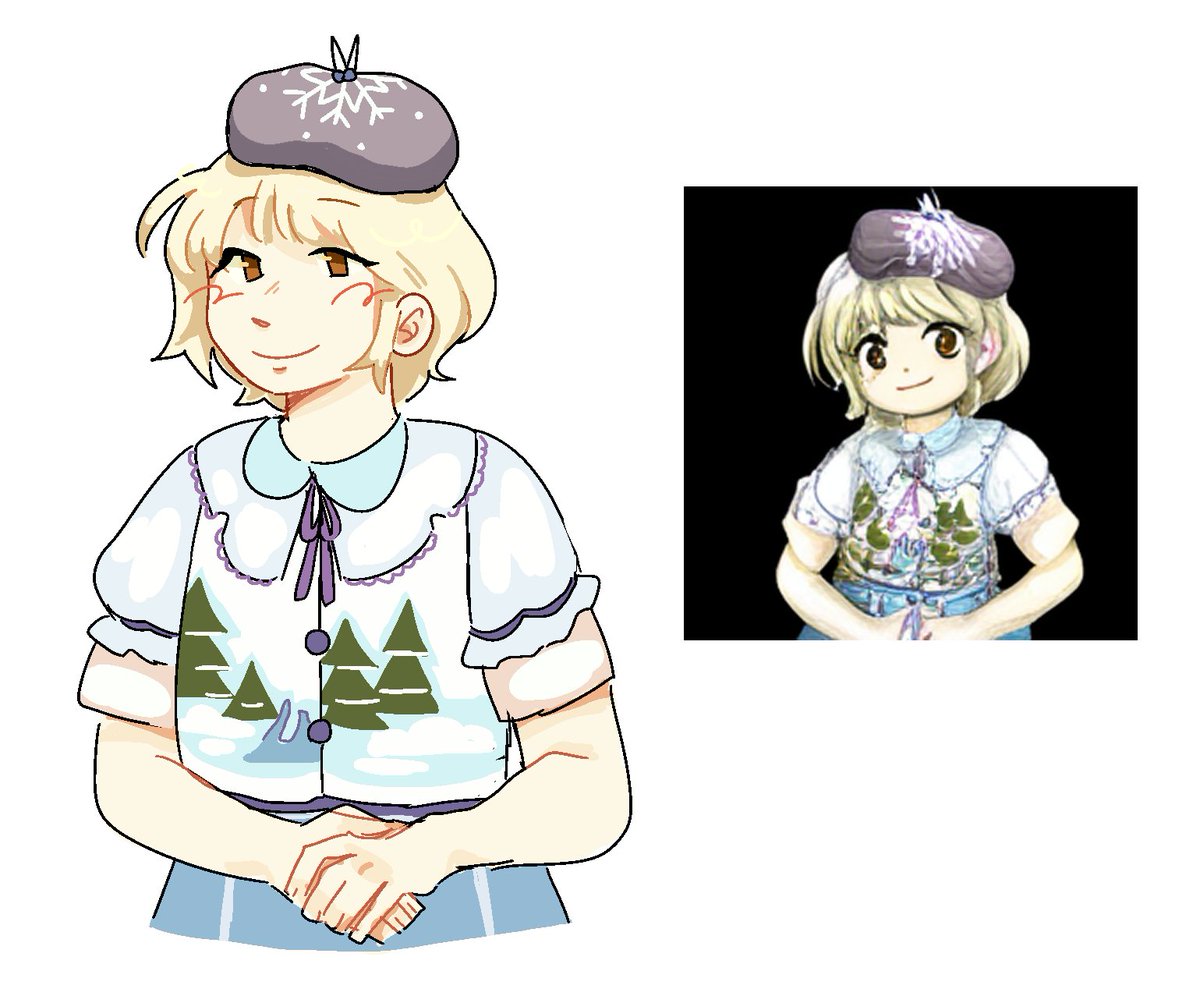 Festive AI generated 2hu by @beetIepaws : r/touhou
