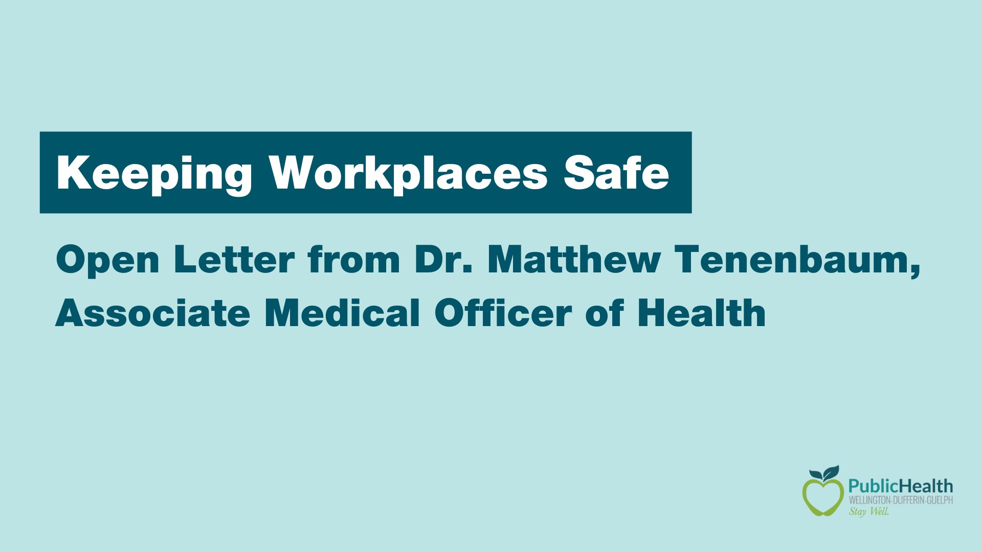 WDG Public Health on Twitter: WDG Public Health on Twitter: