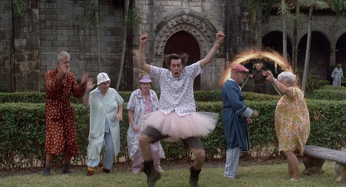 Ace Ventura Tutu Dance