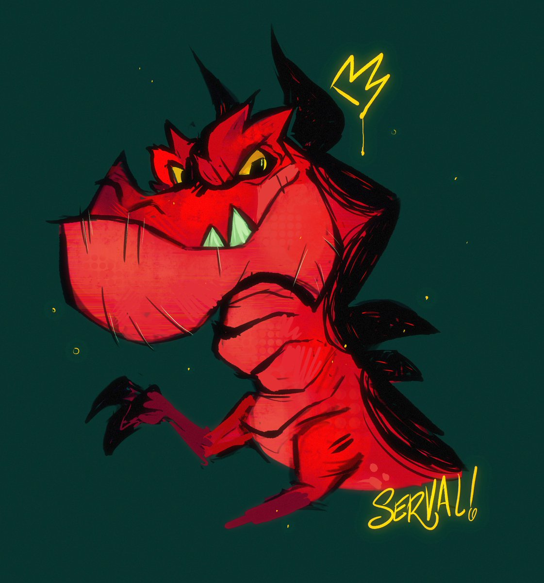 「Got the go-ahead to post the lil devil k」|SERAPH のイラスト