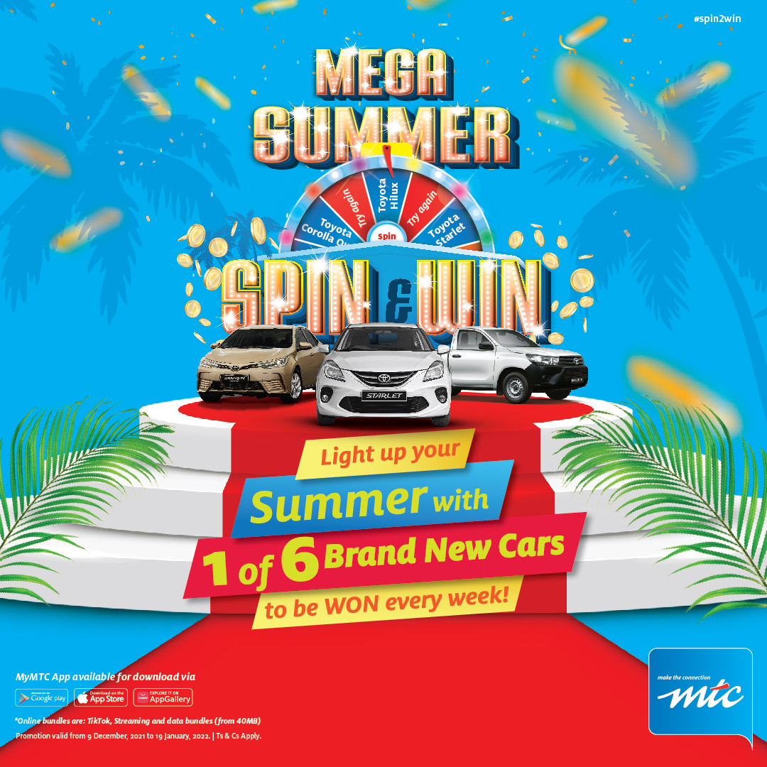 MTC Namibia on Twitter: "There is still time to enter the MTC Mega Summer Spin and Win ...