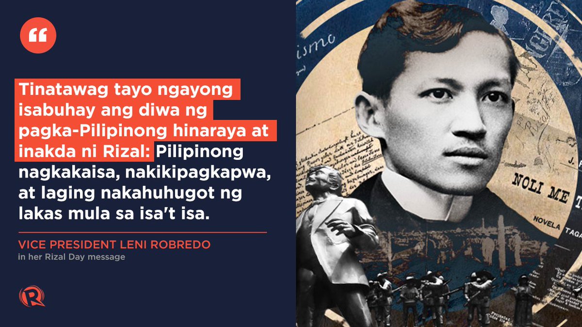 Vice President Leni Robredo called on Filipinos to live out the “true ...