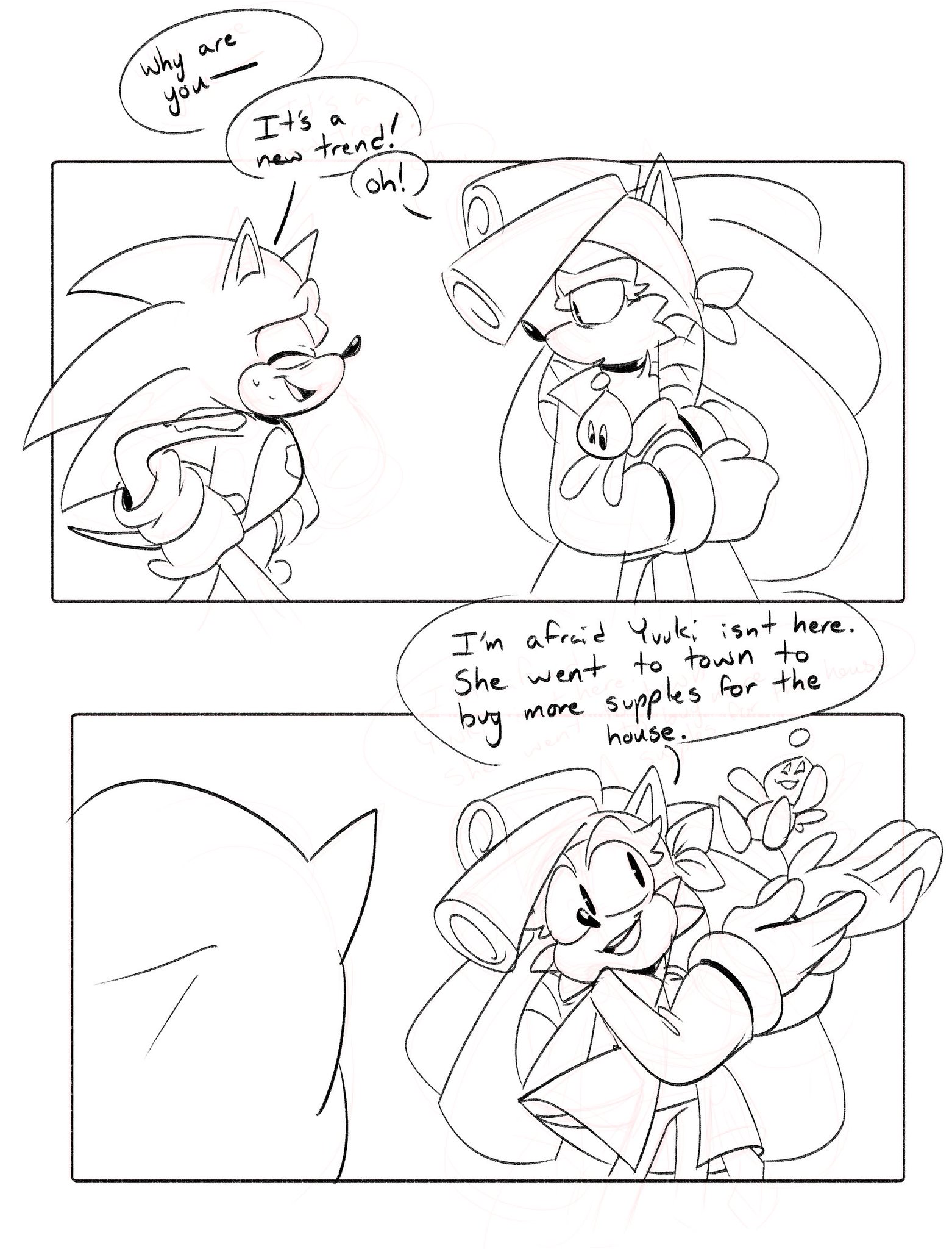 FoxieSkullz Artz on Twitter: "A quick little doodle comic of what if Sachi and Yuuki was around ...