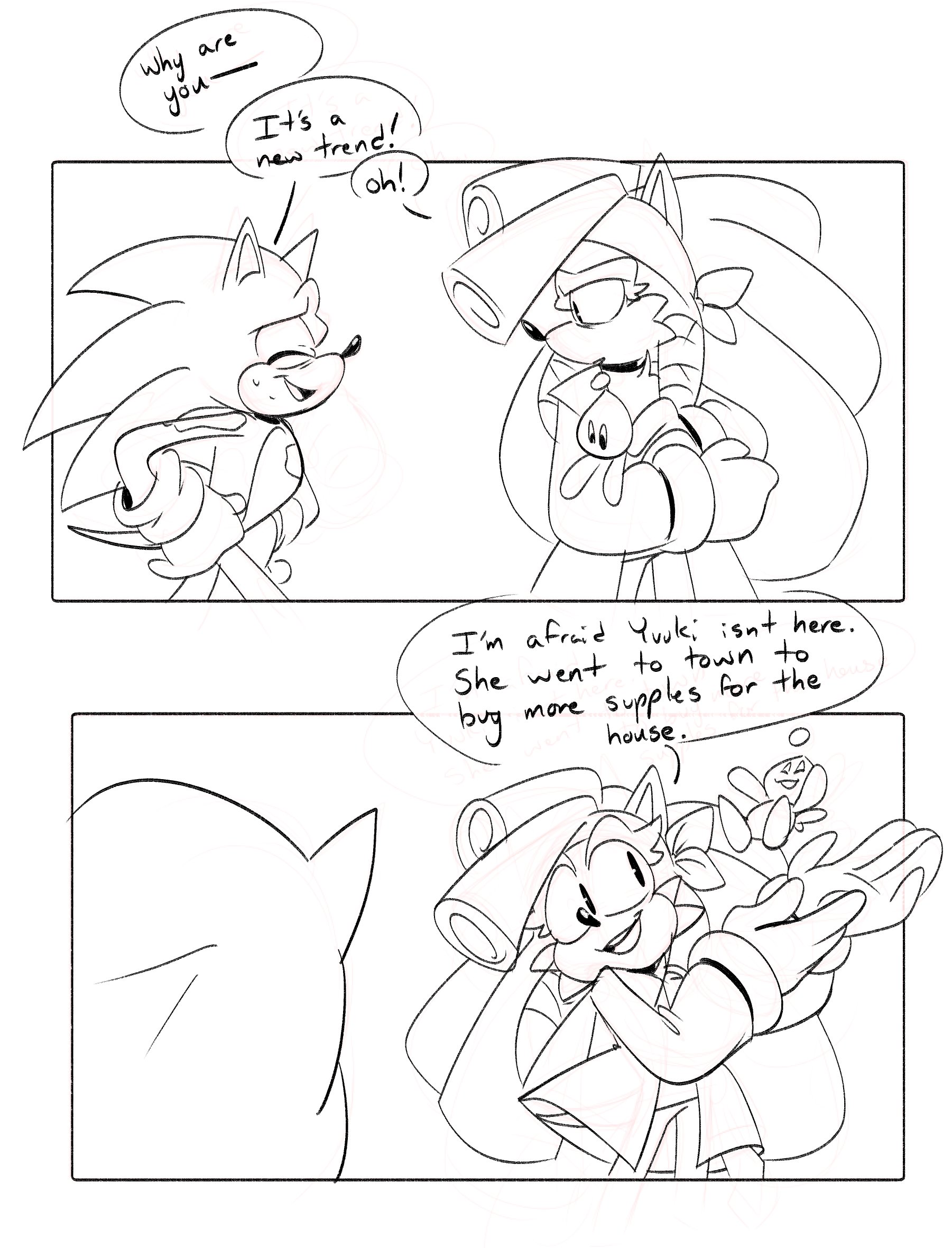 FoxieSkullz Artz on Twitter: "A quick little doodle comic of what if Sachi and Yuuki was around ...