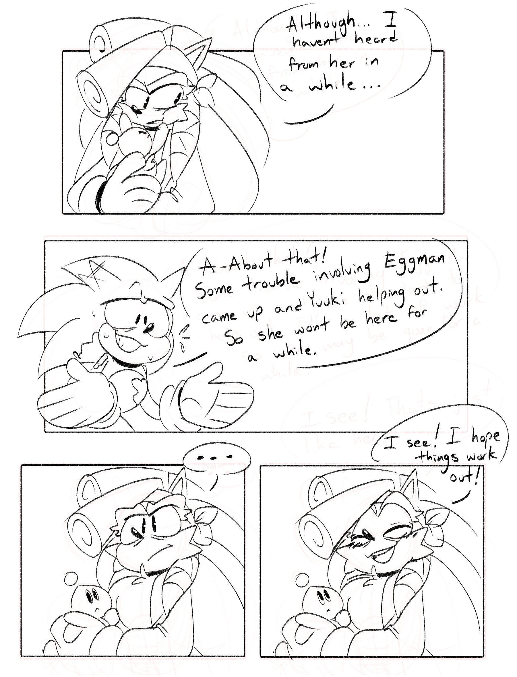 FoxieSkullz Artz on Twitter: "A quick little doodle comic of what if Sachi and Yuuki was around ...