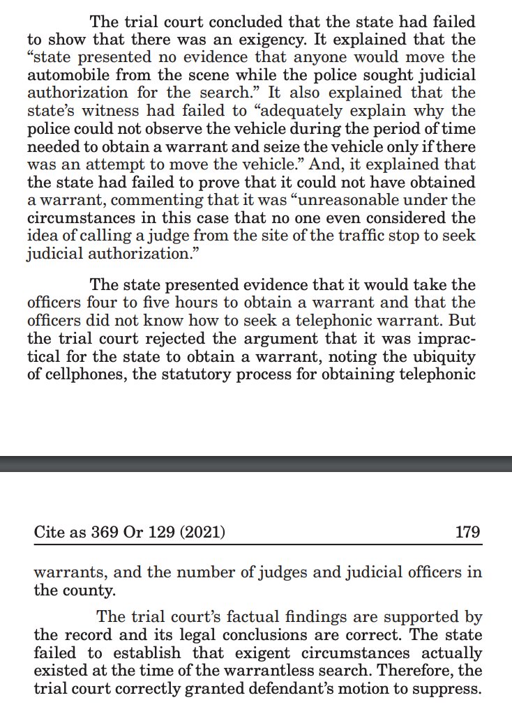 Exigent Circumstances Exception