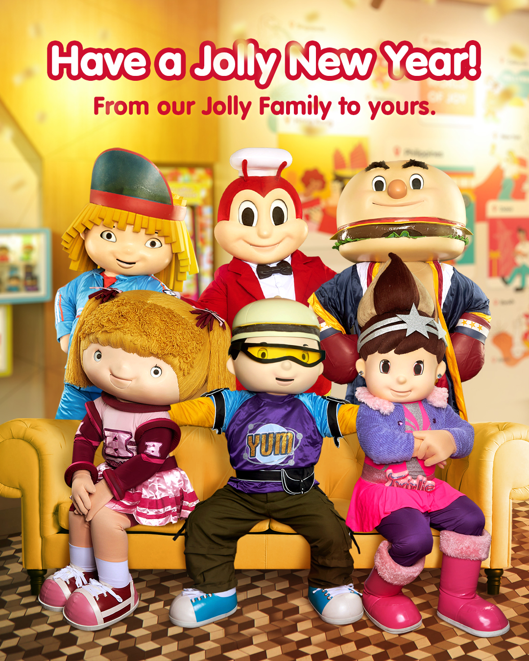 Jollibee Mascot And Friends