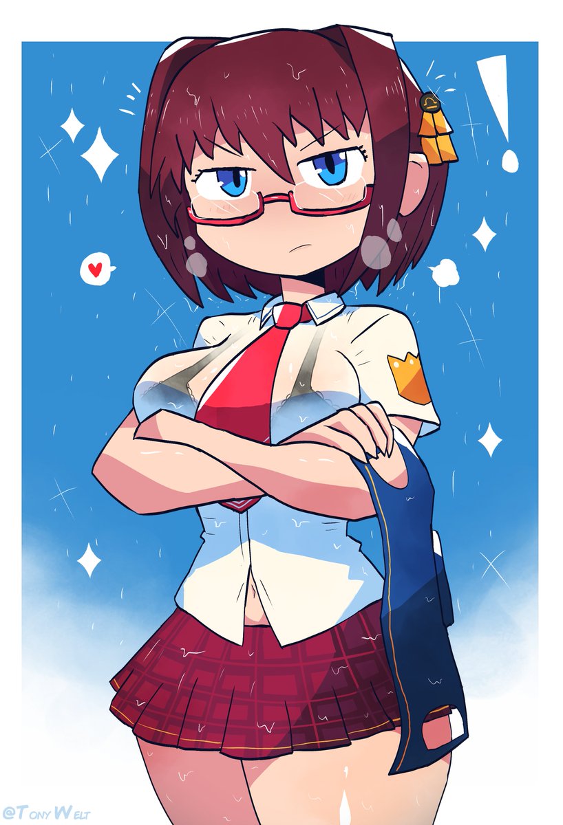 A commission in the rain! 💧☔️ 」| Tony_Welt のイラスト