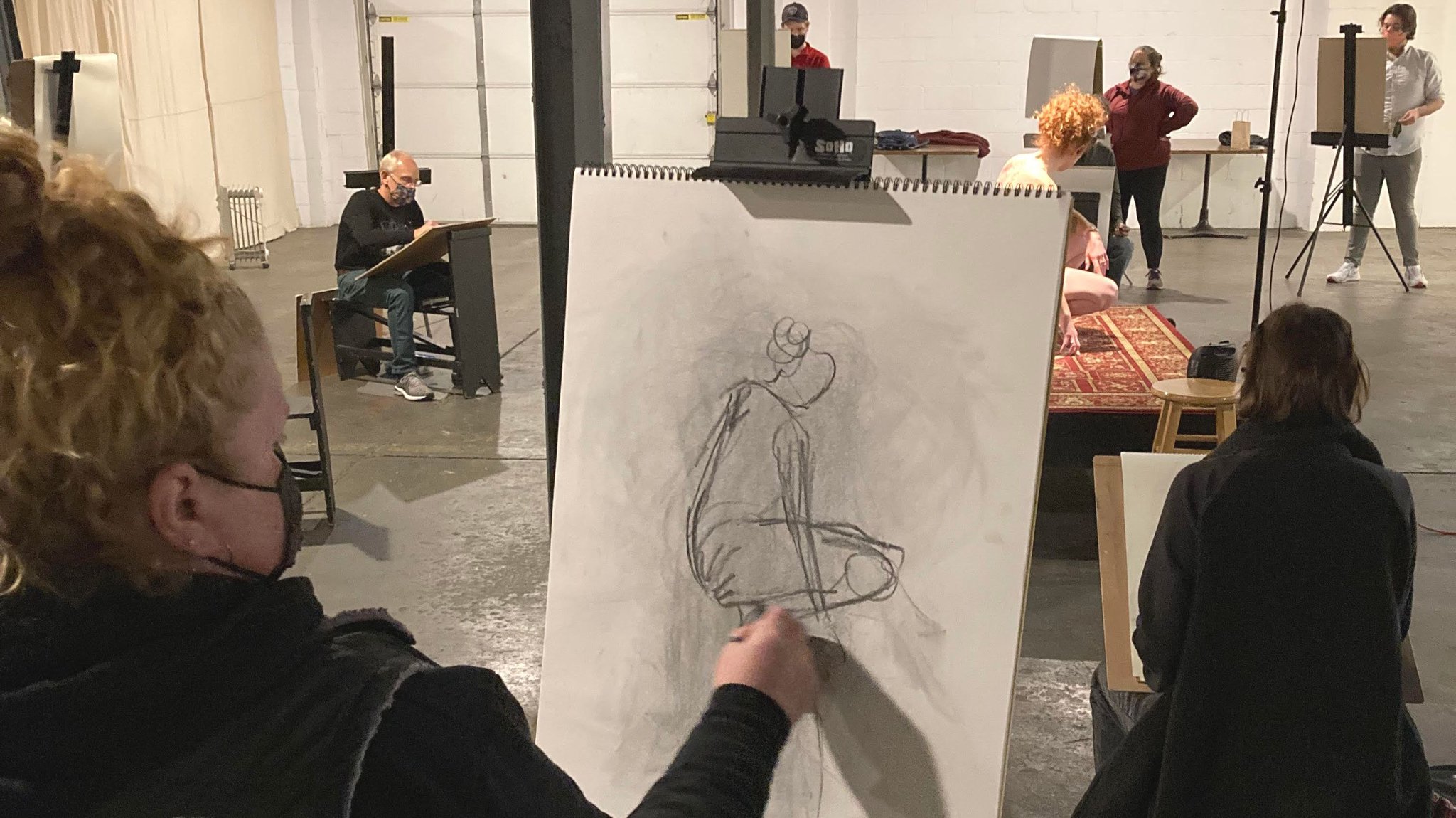 College Art Class Models