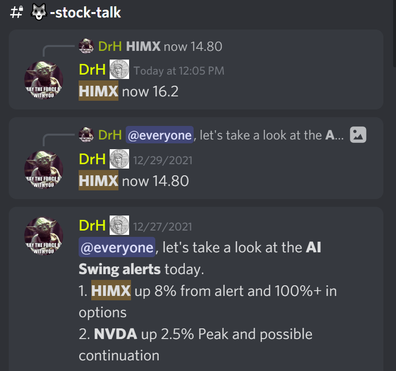 $HIMX from 10.7 to 16.2 and counting #stocks #stockmarkets #StocksToBuy ...