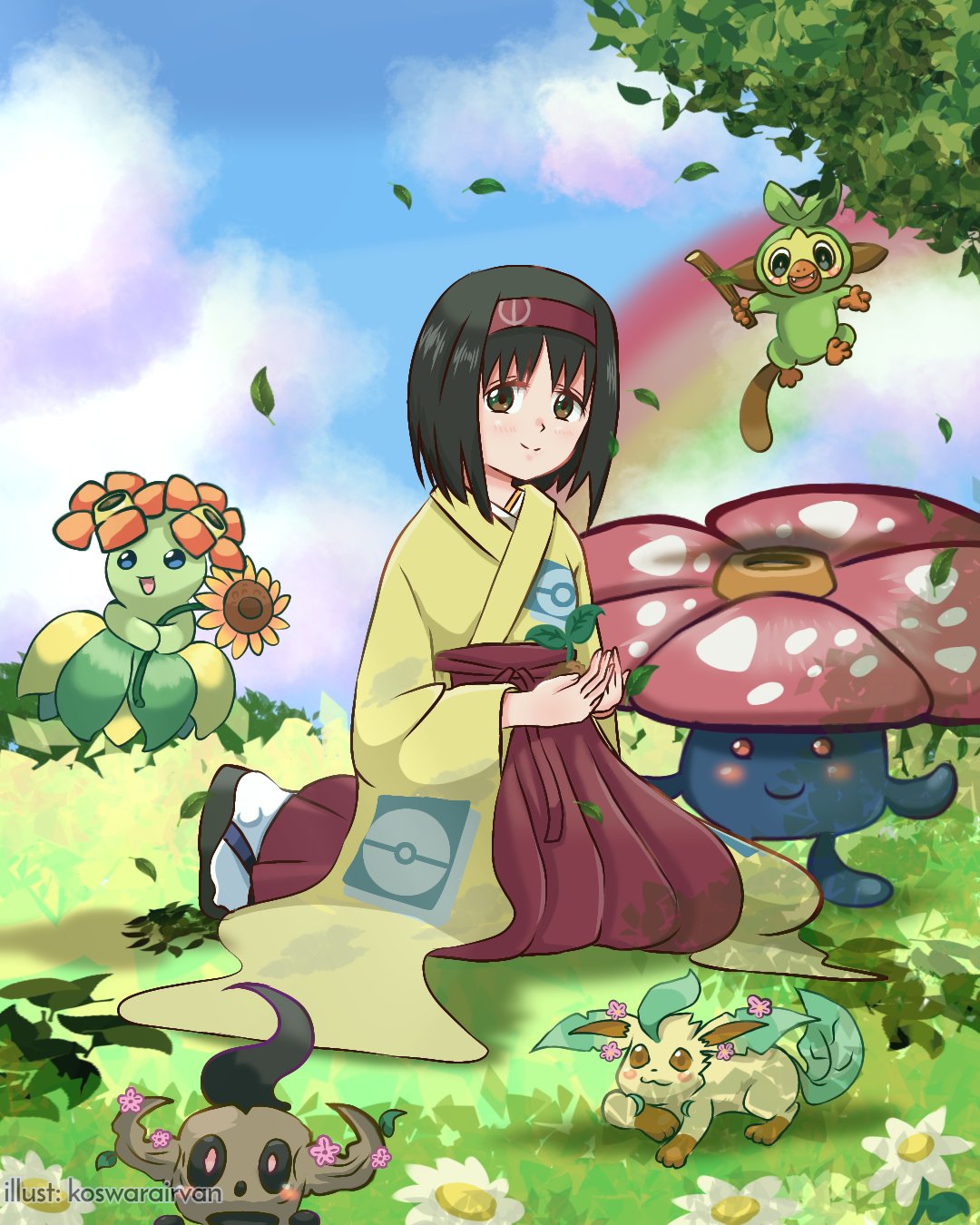 Gym Leader Erika Fan Art