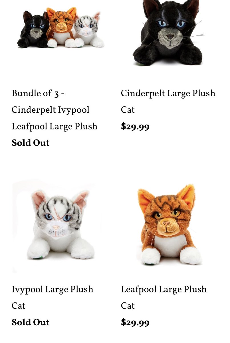 Cinderpelt Warrior Cats Plush
