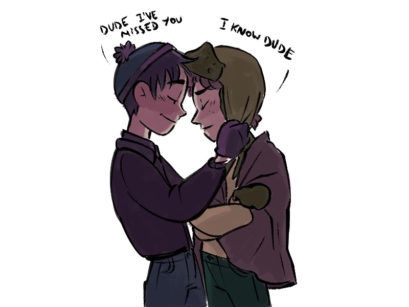 Stan And Kyle Kiss