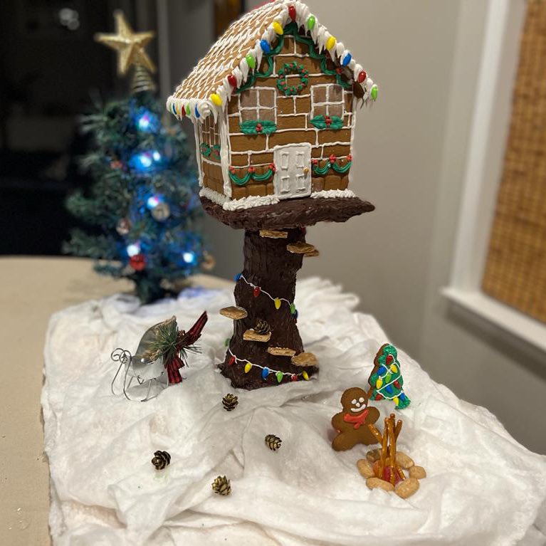 Gingerbread Tree House Ideas