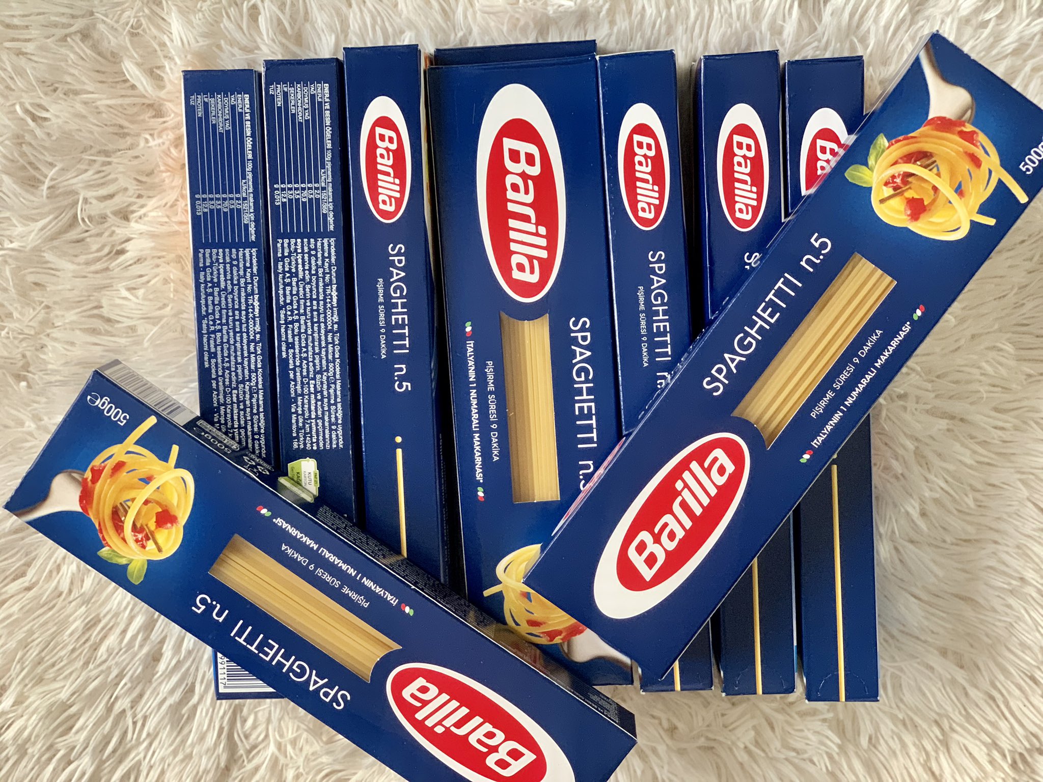 Barilla Spaghetti Box