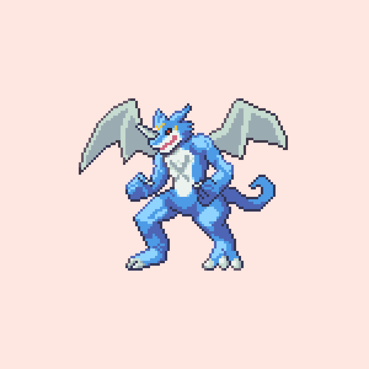 Mega Charizard X Sprite Gif