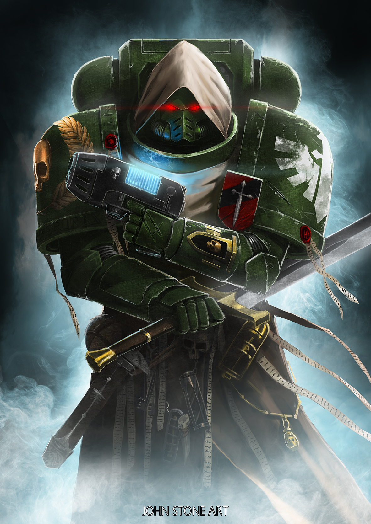 Warhammer 40k Dark Angels Art