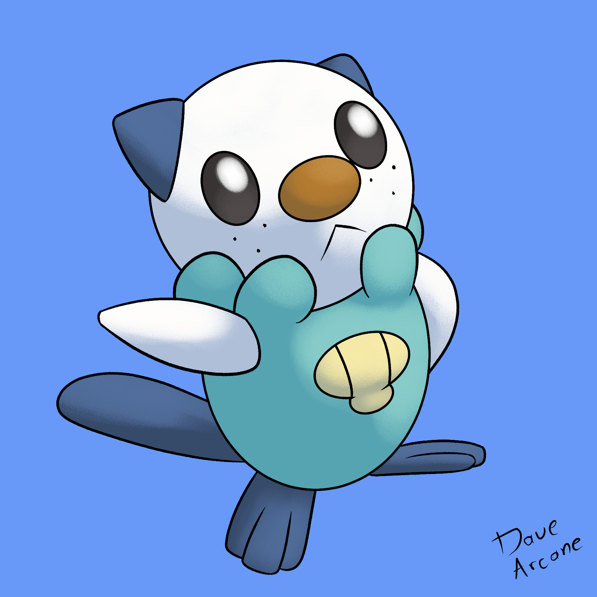 Oshawott Drawing