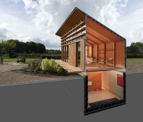 Shipping Container Homes Underground