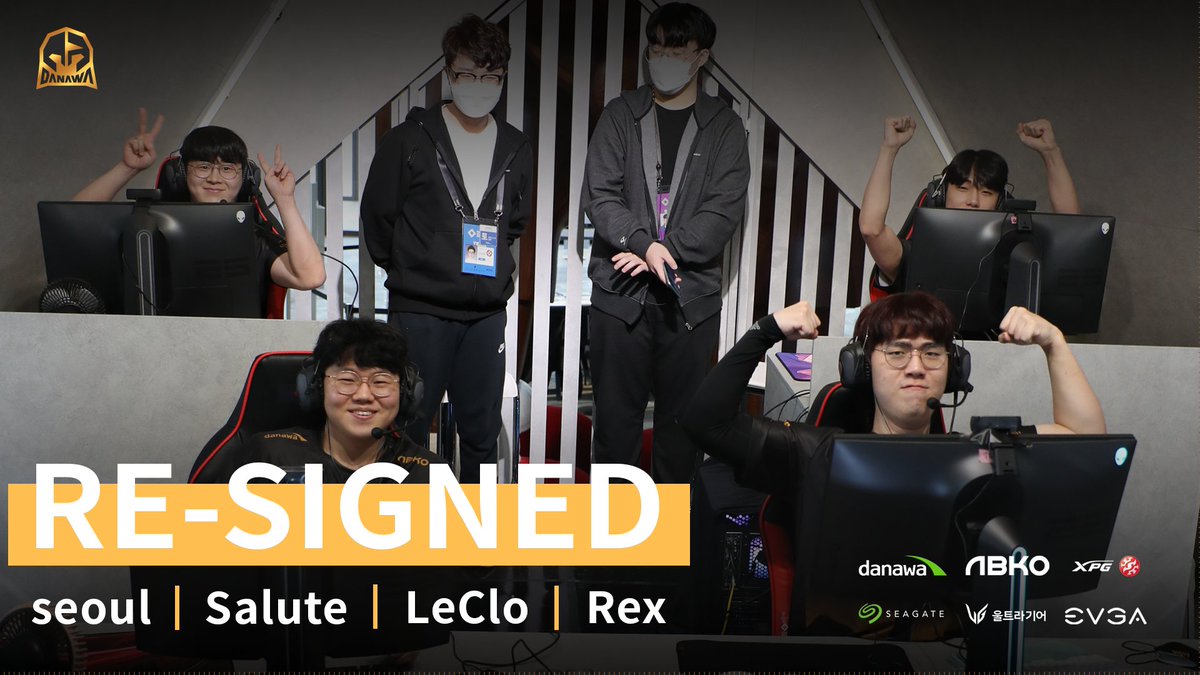 Danawa Esports re-signs roster : r/CompetitivePUBG
