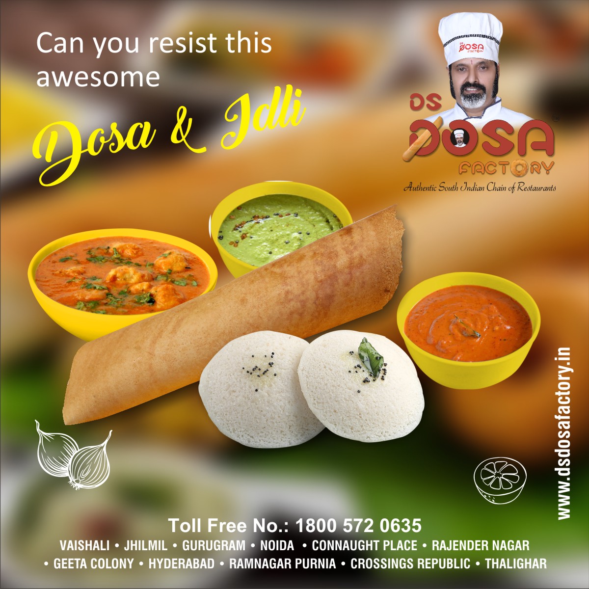 South Indian Food Idli Dosa