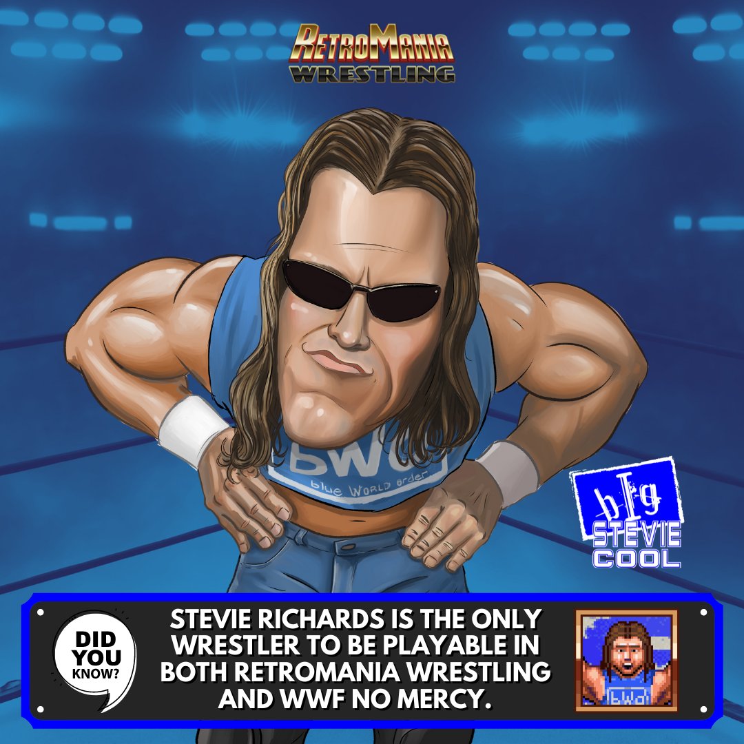 Fun Fact: Stevie Richards is the only wrestler to be playable in both ...