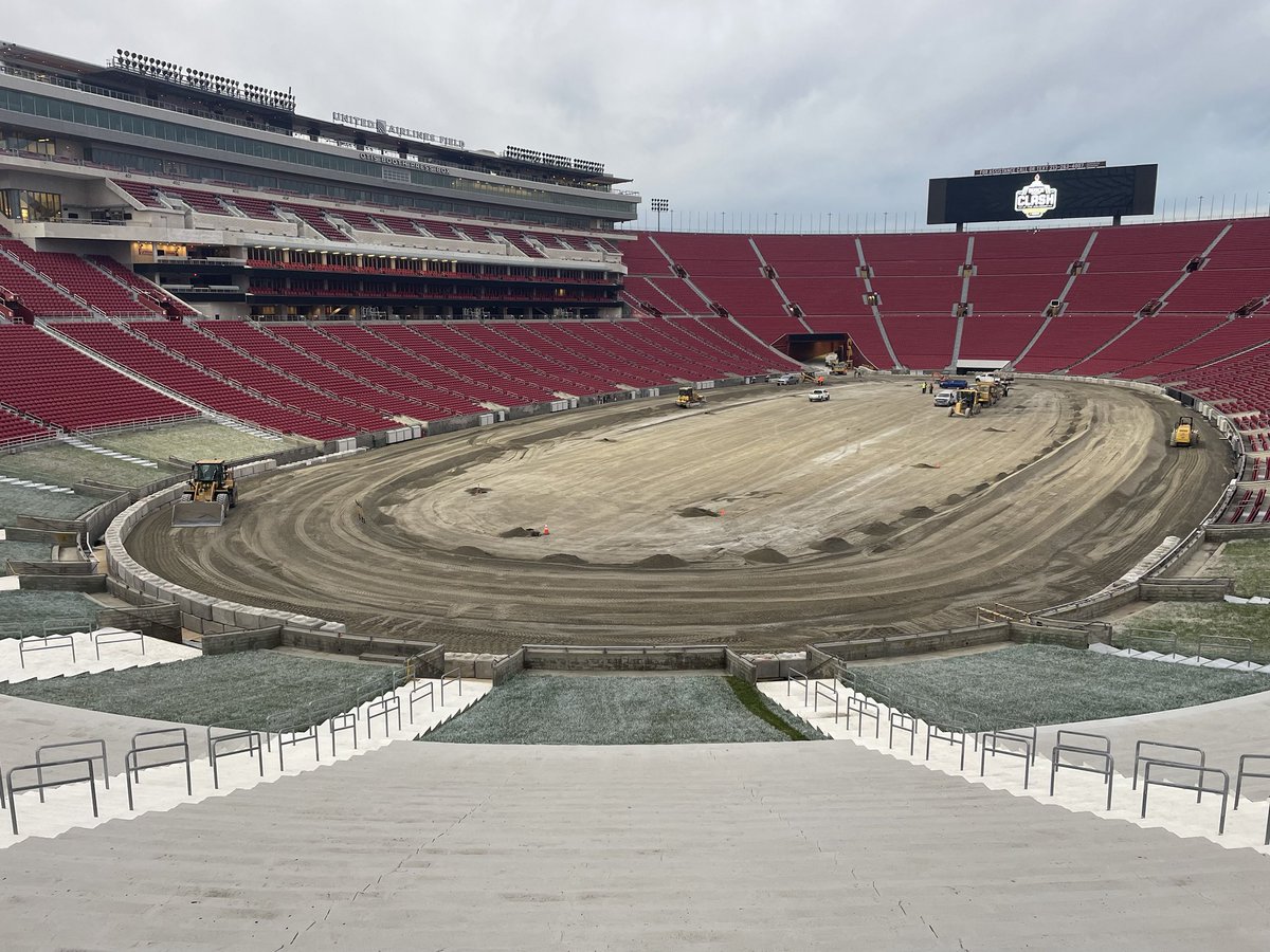 [Larry Mac] Construction Progress Of LA Coliseum Track : r/NASCAR