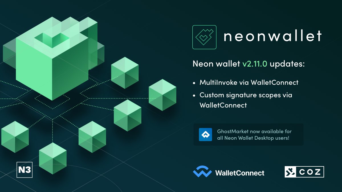 Neon Wallet v2.11 - MultiInvoke and Custom Scope for WalletConnect : r/NEO