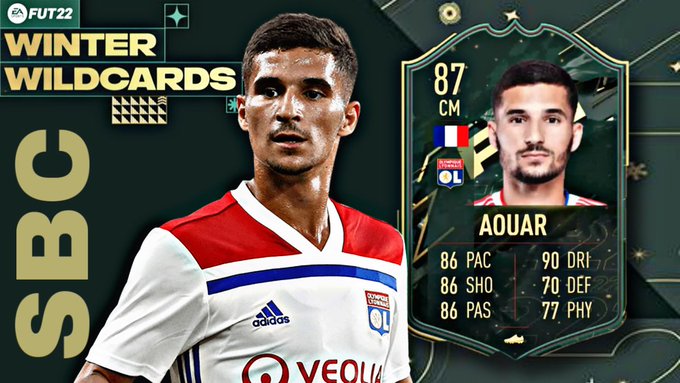 FIFA 22 Ultimate Team SBC: How to get Winter Wildcards Houssem Aouar player item in FUT 22