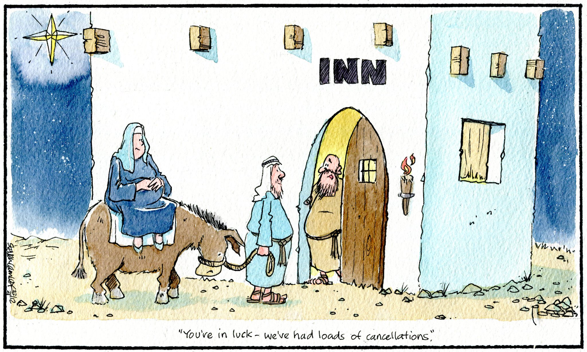 No Room At The Inn Clipart