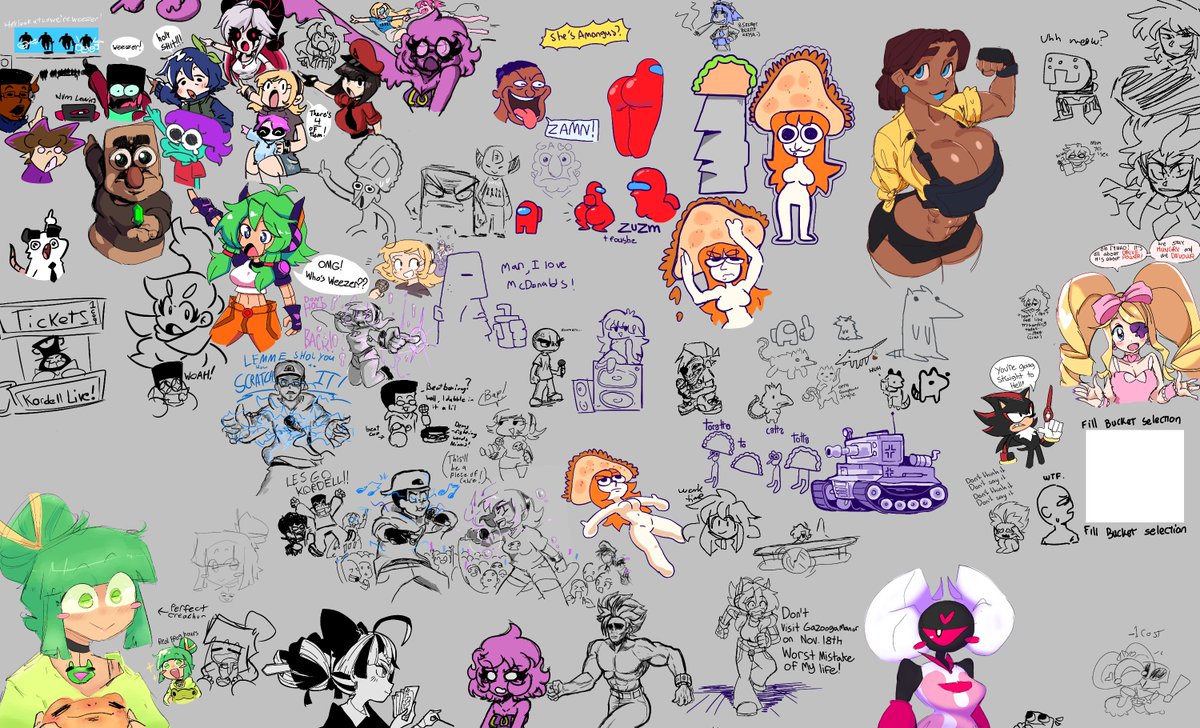 「Some old Art I haven't posted on here 」Gazoogabooの漫画