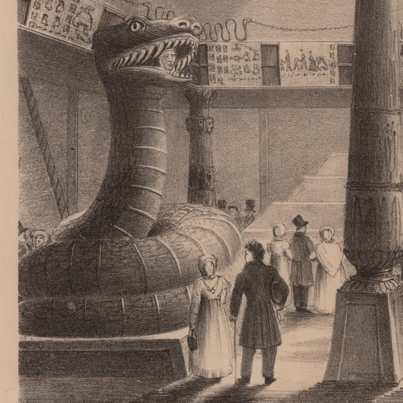 Aztec Snake Sculpture