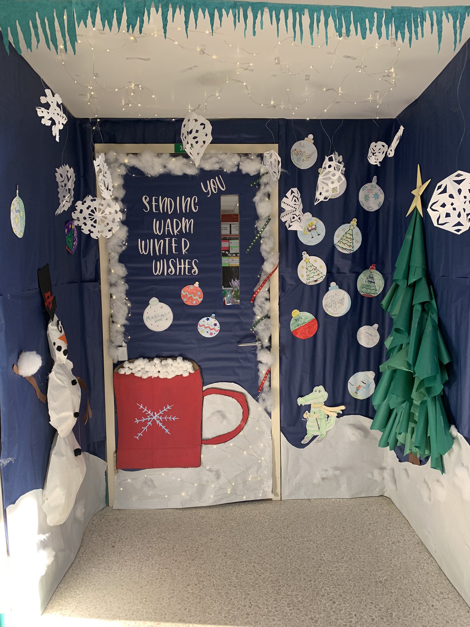 Winter Classroom Door Decorating Ideas