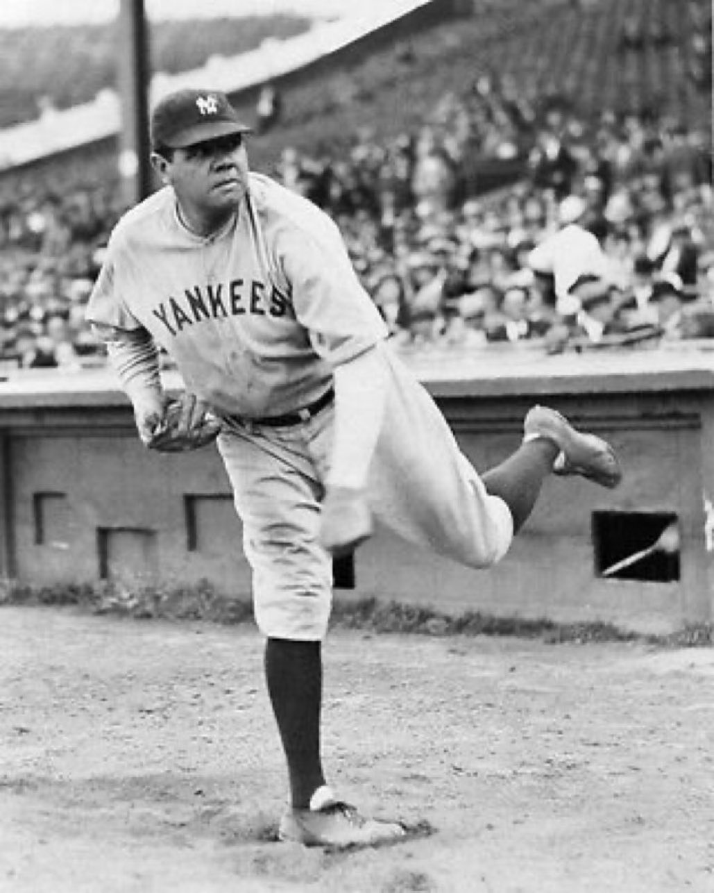 Babe Ruth Pitching