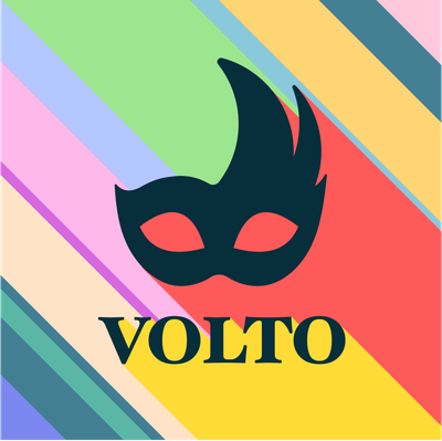 Volto Logo Voltooi Verschillende Taken Met Een Enkele