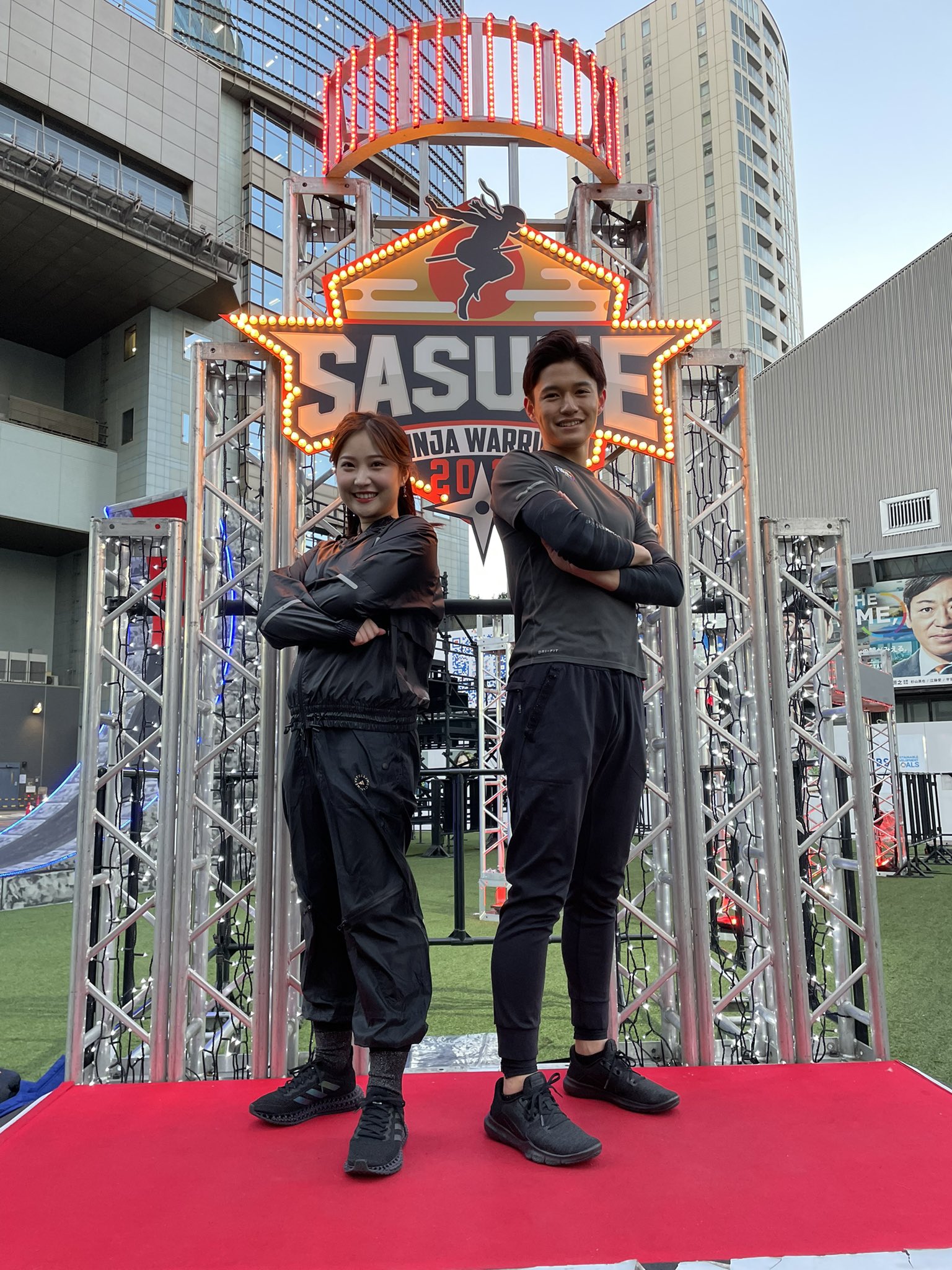TBS『THE TIME, 』 on Twitter: "／ 📢🐥TBSの目の前に SASUKEの「そり立つ壁」が🧗‍♀️ \ 土日には体験会もあるらしいよ💪💪 SASUKEの放送は28日（火 ...