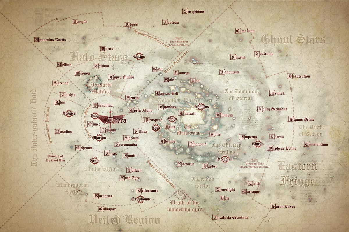 Horus Heresy Map: Horus Heresy Chronological Order – ZYGQN