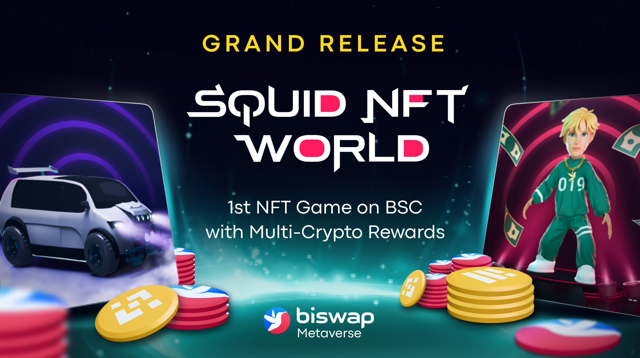 Biswap on Twitter: "👑Grand Launch of Squid NFT World!👑 Meet @Biswap_Dex GameFi! 👉https://t.co ...