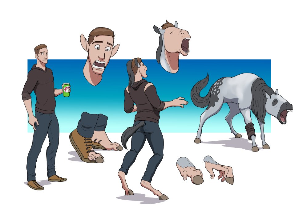 Horse Transformation Sequence