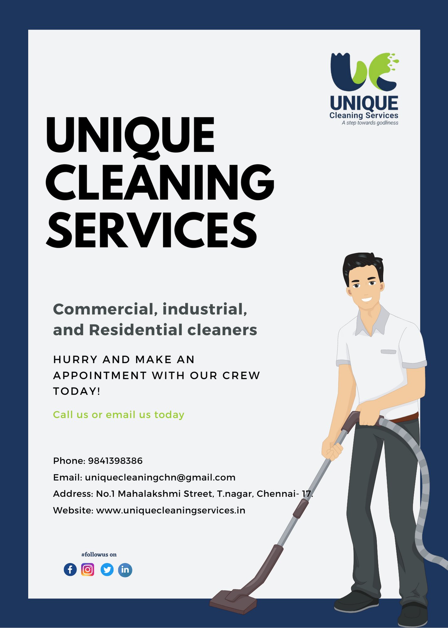 Unique Cleaning Services Logo